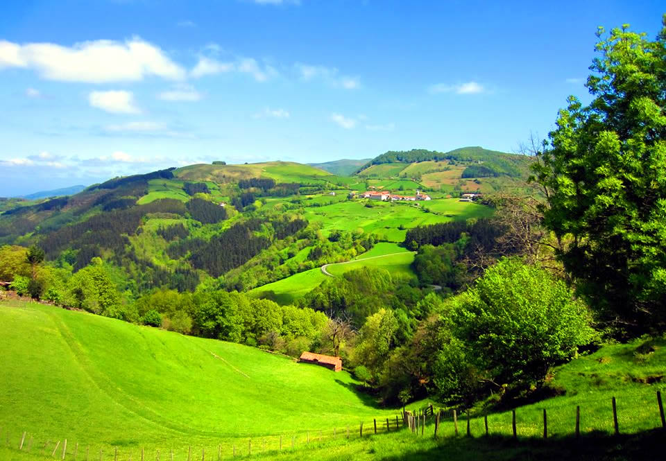 Los preciosos Valles de Malerreka en Navarra
