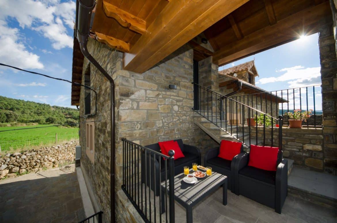 10 casas rurales con terrazas y jardines de infarto