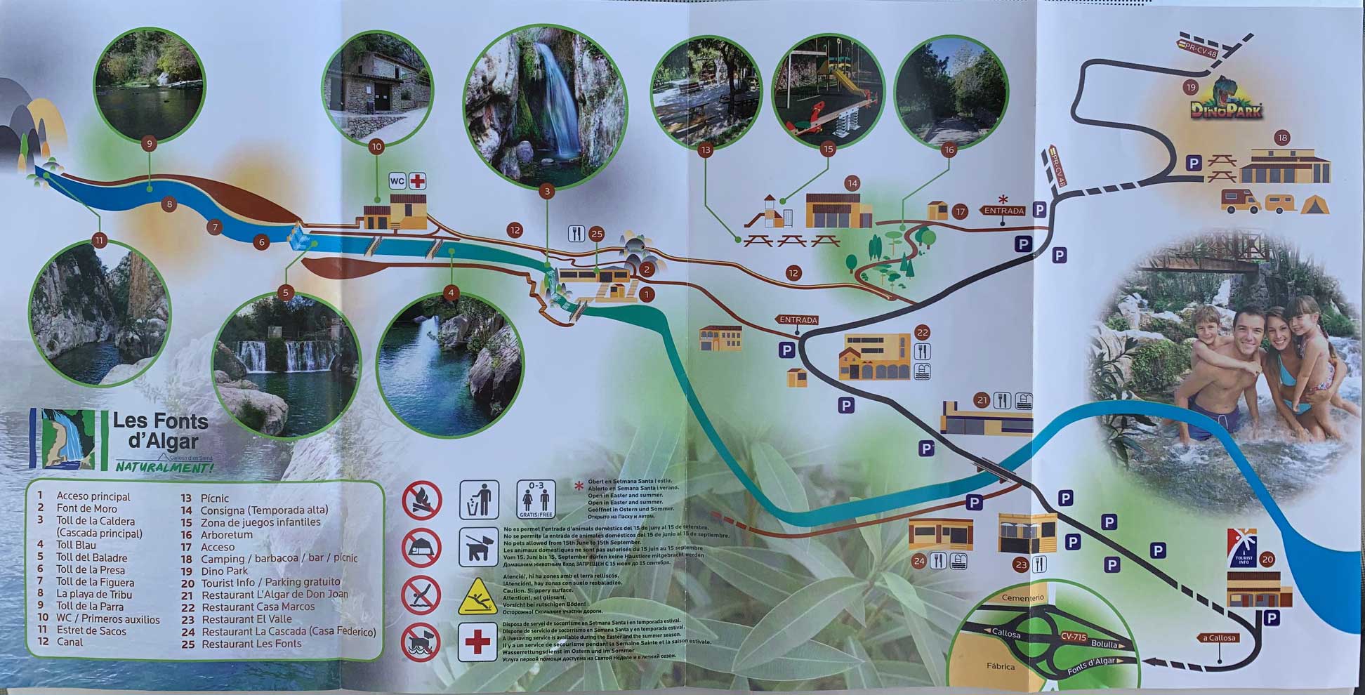 Fuentes del Algar: cuándo ir, cómo llegar y cuánto cuesta