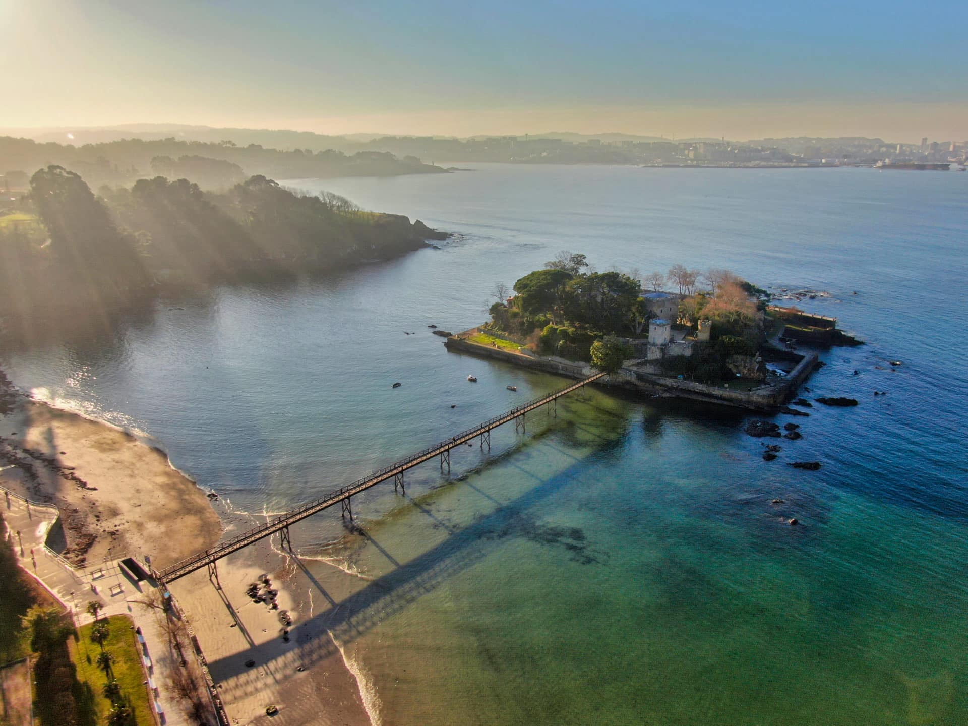 4 castillos situados en el mar